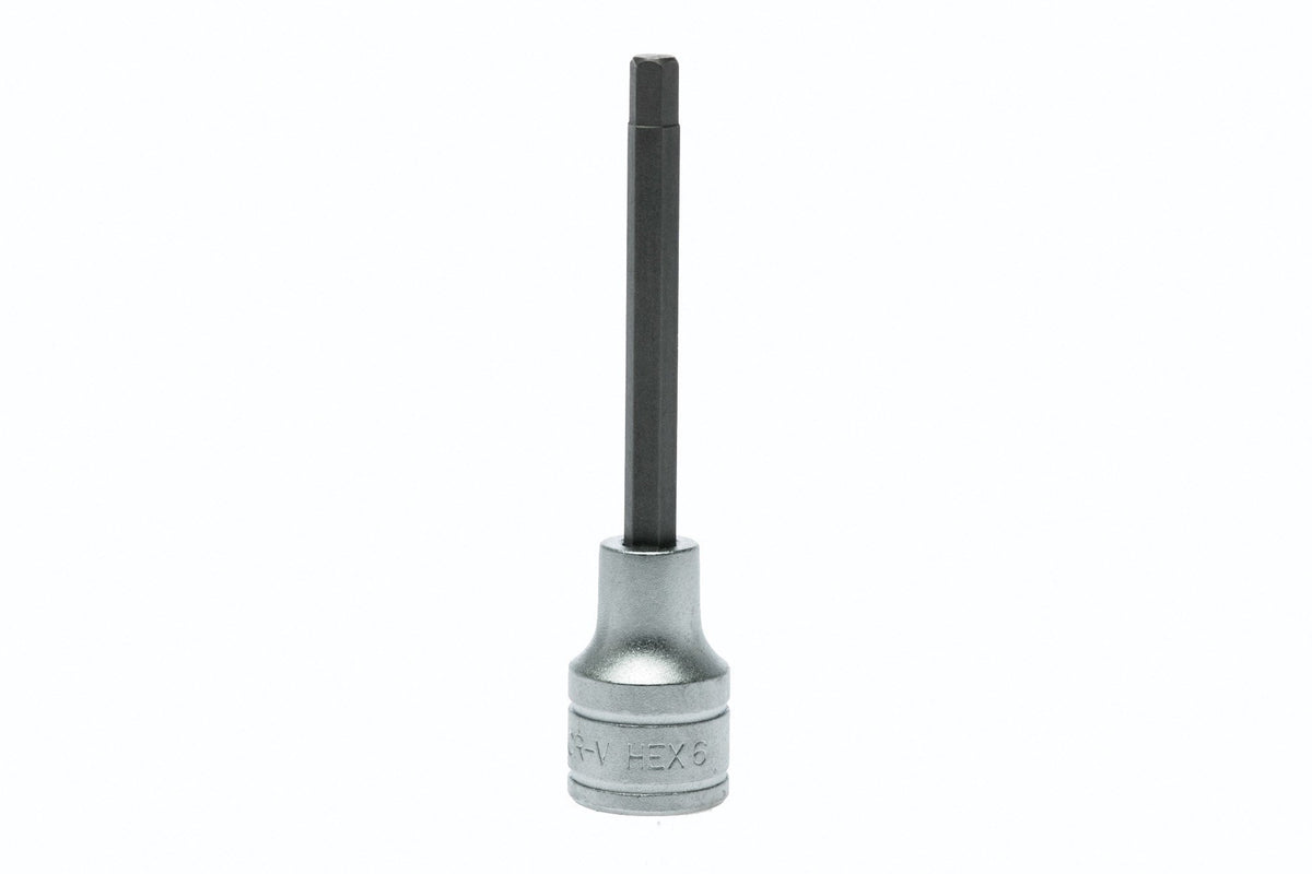 Teng 6mm 1/2" Drive Long Hex Bit Metric Socket M122506-c